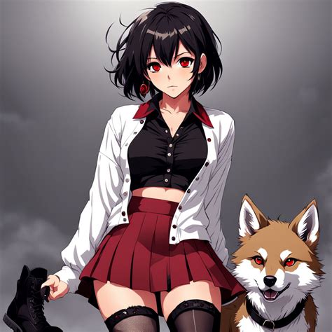 In A Cute Anime Style With Big Af Thighs In A Very Very Sexu By Luca Ehard Playground