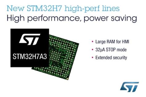 Powerful Stm32h7a37b3 Microcontrollers With Cortex M7 Core