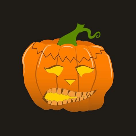 Scary Pumpk Vectors And Illustrations For Free Download