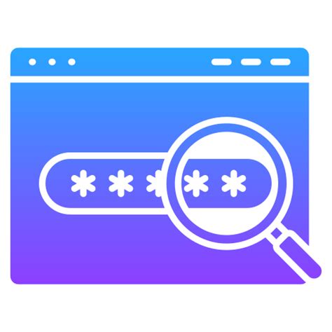 Password Generic Gradient Fill Icon