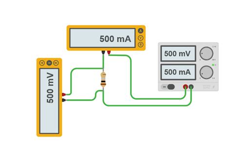 Circuit Design Ohms Law Tinkercad