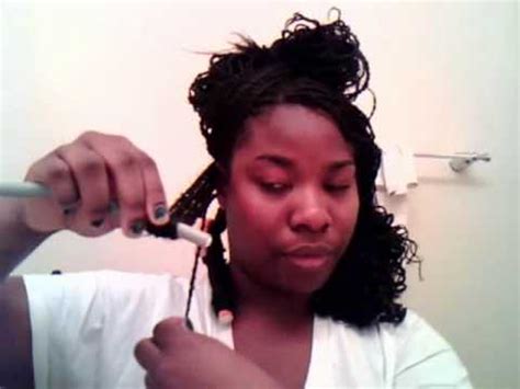 How To Curl Your Braids YouTube