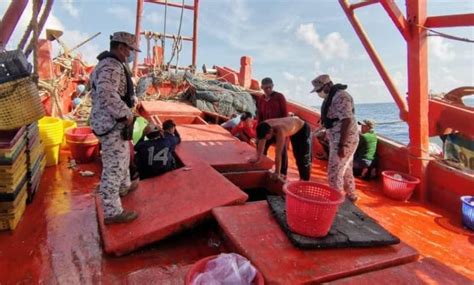 擅闖馬海域捕魚 2越漁船21漁民被扣 國內 2022 04 24 光明日报