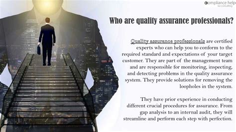 Ppt Why Are Quality Assurance Professionals Necessary For Audit