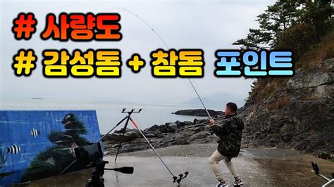 사량도ㅣ수중전 낚시ㅣ감성돔 참돔ㅣ드디어 잡았습니다ㅣ야외쿡방 모듬생선구이 Youtube