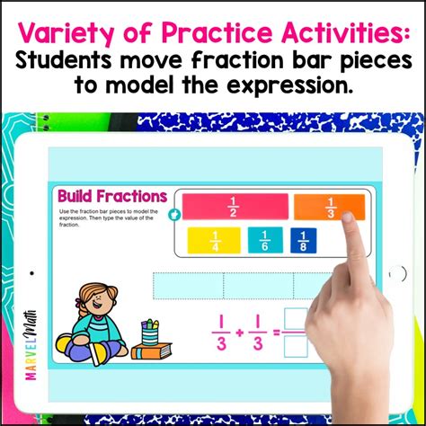 Sum Of Unit Fractions Composing And Decomposing Fractions 3 Nf 1 Teks 3 3d Marvel Math