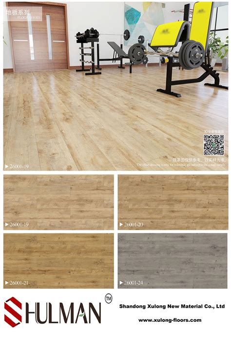 Waterproof Interlocking Click Laminated Plastic Spc Pvc Vinyl Flooring