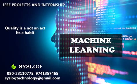 Machine Learning Ieee Projects Syslog Technologies