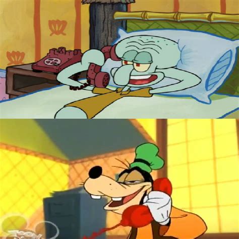 Squidward Calls Goofy By Daniysusamigos On Deviantart