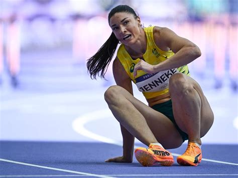 Oh My Word Disaster For Jiggling Jenneke As Fall Leaves World Stunned News Com Au