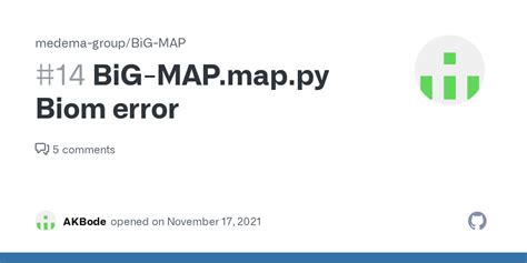 big map map py biom error · issue 14 · medema group big map · github