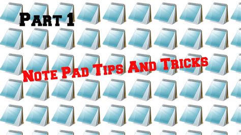 Notepad Tricks Youtube