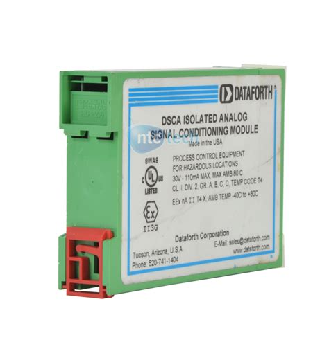 Dataforth Dsca Isolated Analog Signal Conditioning Module Dsca33 Ac In