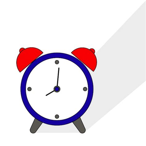 Premium Vector Alarm Clock Flat Color Icon Vector Isolated