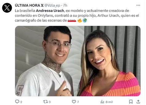 Modelo y creadora de contenido en Onlyfans contrató a su hijo para grabar escenas para adultos