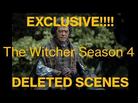 Deleted Footage From The Witcher 4th Season Youtube