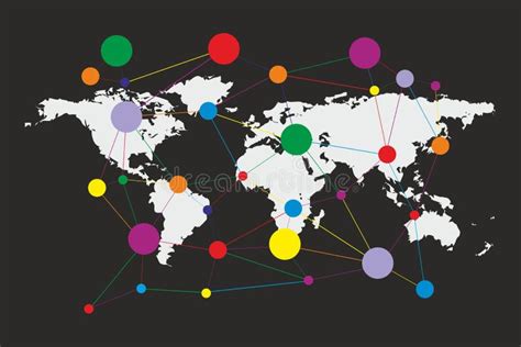 Global Network Concept Networks Business Stock Vector Illustration Of