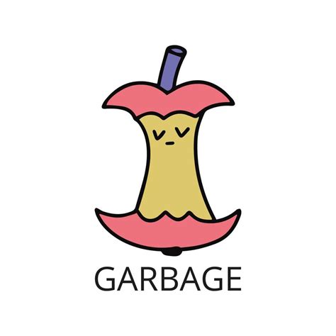 Garbage Cartoon Vector Illustration 10747783 Vector Art At Vecteezy