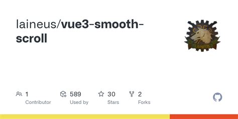 Github Laineusvue3 Smooth Scroll