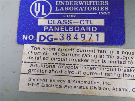 Купить Электрические панели и платы Siemens Class Ctl Panelboard 20amp 3 Ph Cdp7 в интернет Купить Электрические панели и платы Siemens Class Ctl Panelboard 20amp 3 Ph Cdp7 в интернет