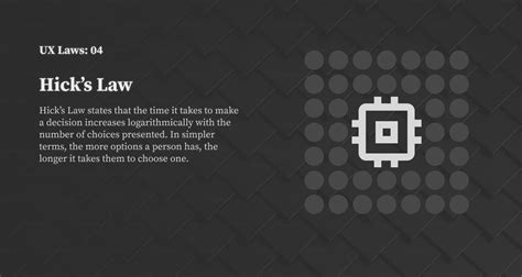 Understanding Hicks Law Optimizing Decision Making In Ux Design By