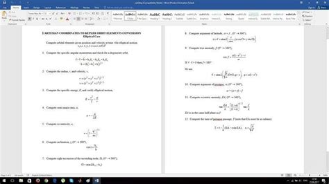 Solving Satellite Orbit And Eccentric Anomaly Calculations • Physics Forums