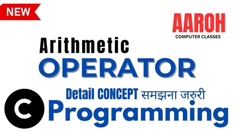 Arithmetic Operator In C Programming Cprogramming Youtube