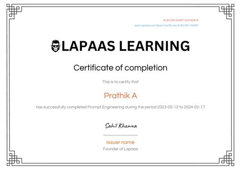 Prathik A On Linkedin 🎓🔧 Just Completed A Prompt Engineering Course 🔧