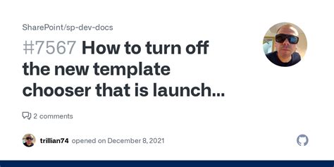 How To Turn Off The New Template Chooser That Is Launched On First Time