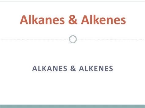 Alkenes And Alkanes Edexcel Igcse Chemistry Teaching Resources
