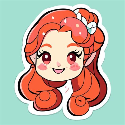 Premium Vector Chibi Manga Kawaii Cute Girl Hand Drawn Cartoon