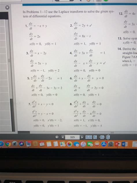 solved in problems 1 12 use the laplace transform to solve