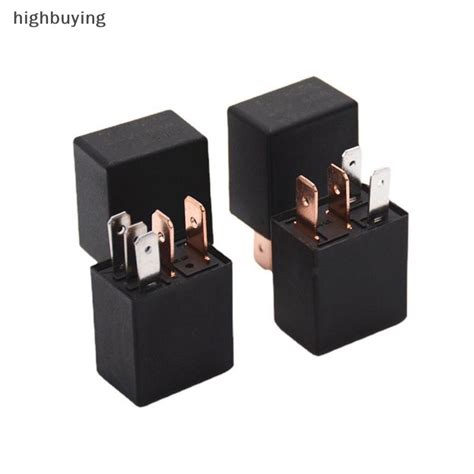 Hbmy Dc 12v 40a Rated Current 1no 1nc Spdt 4 5 Pins Car Automotive