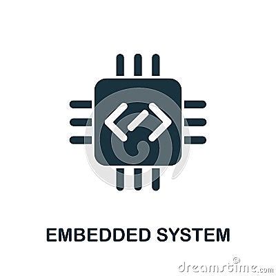 Embedded System Icon From Digitalization Collection Simple Line Embedded System Icon For
