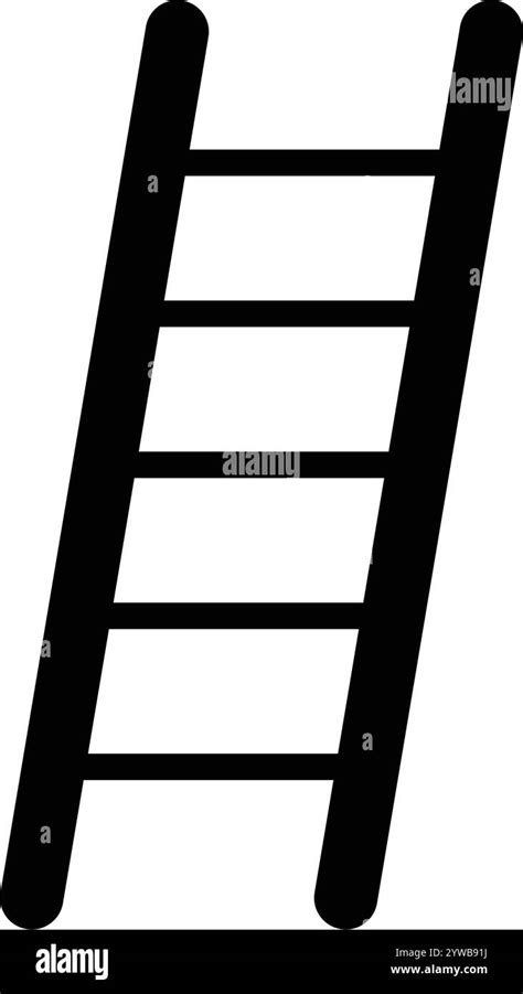 Ladder Icon Vector Symbol Illustration Design Element For Step By Step Business Growth And