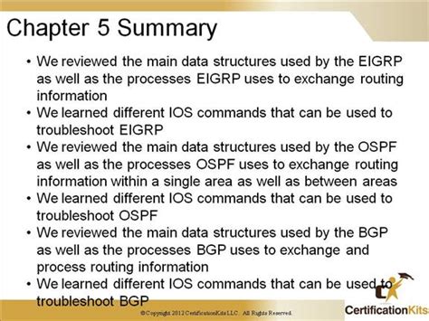Cisco CCNP TSHOOT BGP Router Performance