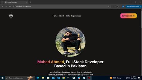 Mahad Ahmad On Linkedin Mernstack Reactjs Portfolio