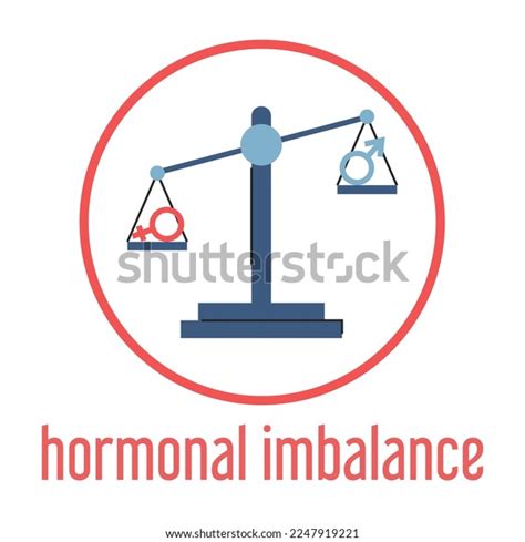 Hormonal Imbalance Vector Isolated Female Male Stock Vector Royalty Free 2247919221 Shutterstock