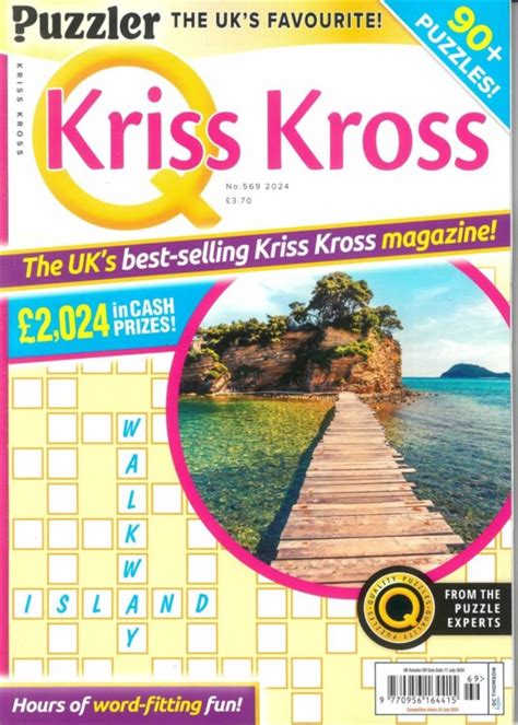 puzzler q kriss kross magazine issue 569 mags direct