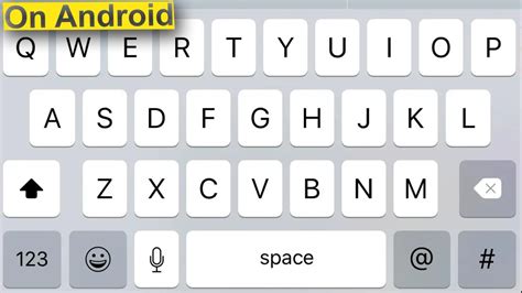 How To Get Ios Keyboard On Android Youtube