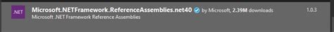 Build Apps Against Microsoftnetframeworkreferenceassemblies