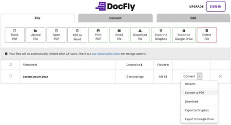 Print PDF Files Completely Free With DocFly