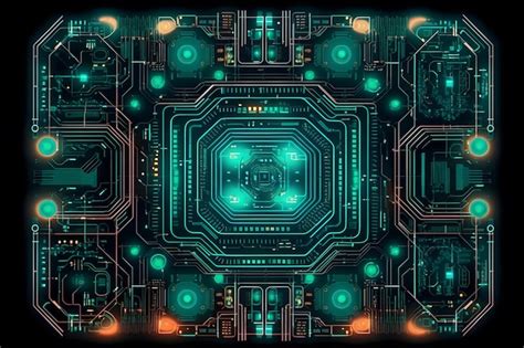 Premium Photo Central Computer Processors Cpu Concept Motherboard Circuit Board Digital Chip