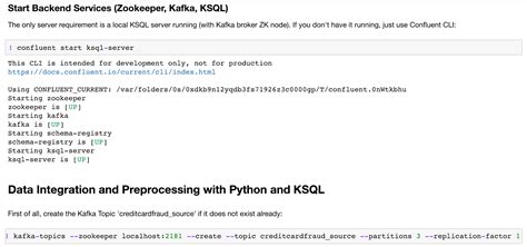 Alternatives And Detailed Information Of Python Jupyter Apache Kafka Ksql Tensorflow Keras