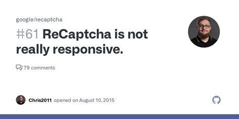 ReCaptcha Is Not Really Responsive Issue 61 Google Recaptcha GitHub