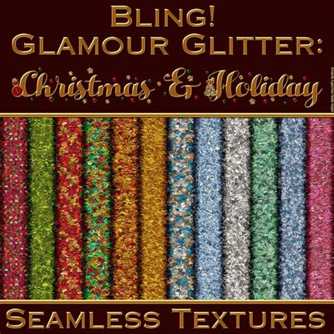 Bling Glamour Glitter Holiday And Christmas Textures D Models For Daz Studio And Poser