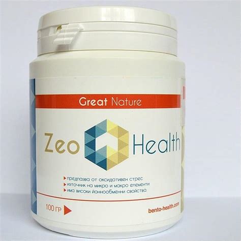 Zeo Health Натурален Пречистен Зеолит на Прах 160g, Бенто Хелт