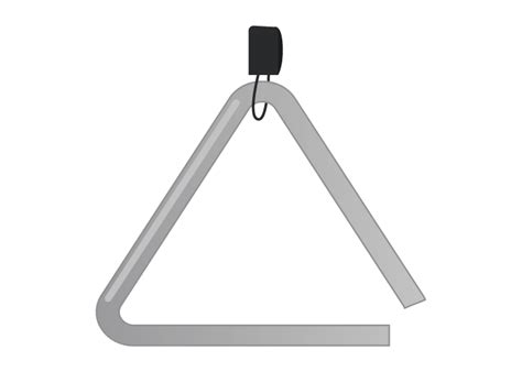 トライアングルのフリーイラスト 楽器の無料素材 チコデザ