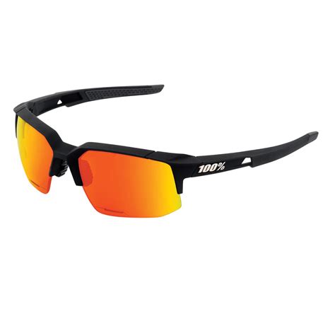 100 Mtb Sport Glasses Speedcoupe Soft Tact Stone Gray Hiper Coral