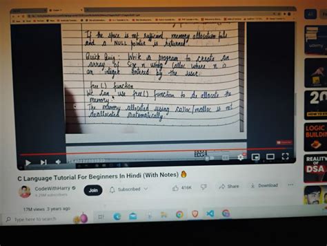 Krishna Vishwakarma On Linkedin Completed C Language With